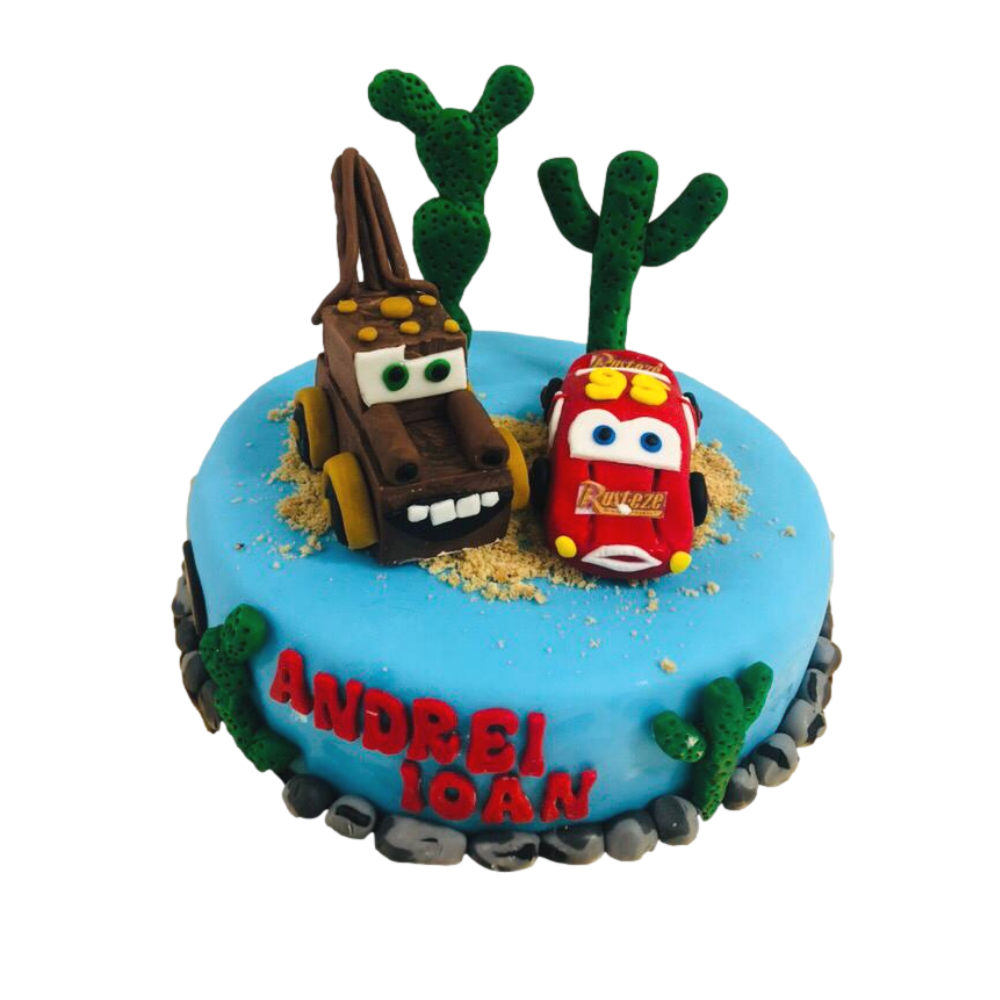 Cars - Fulger McQueen & Bucsa - Cofetariile Maria & Constance