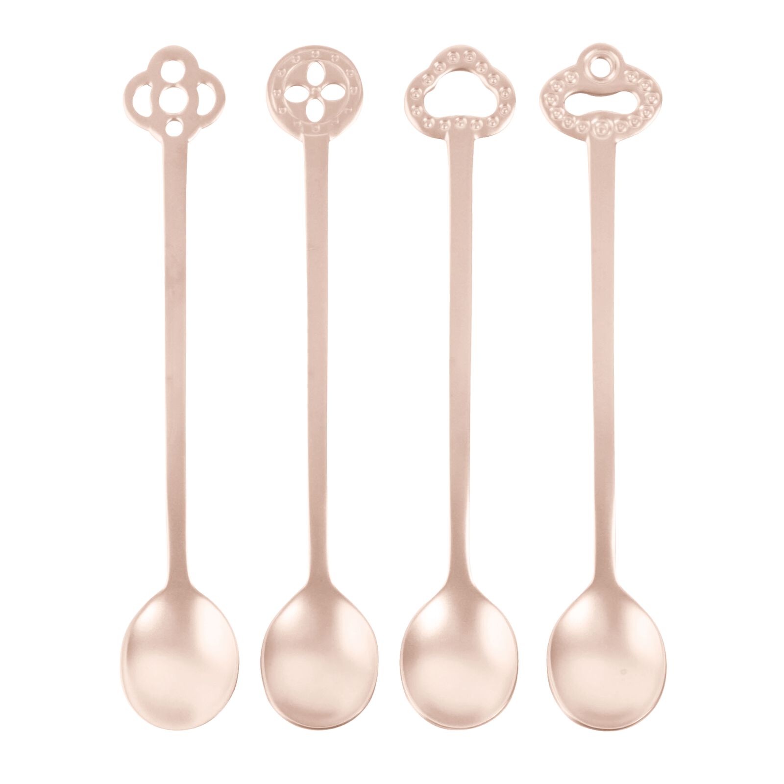 Set 4 lingurite Sambonet Party Oriental inox, sampanie antichizat ...